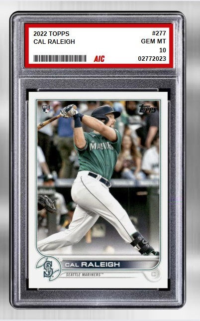 2022 Cal Raleigh Topps Series 1 Rookie Card #277 RC Seattle Mariners ...