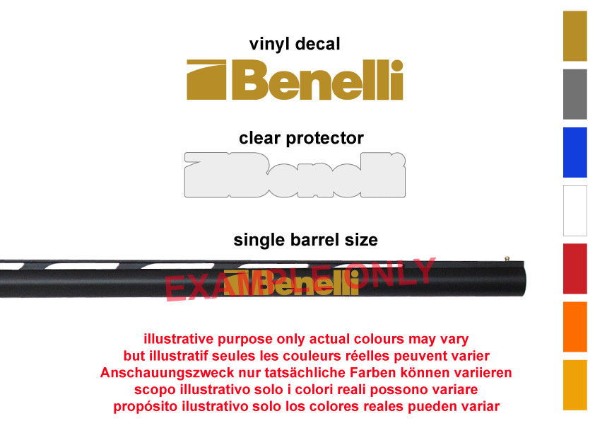 Benelli Vinyl Decal Sticker For Shotgun / | Grelly UK