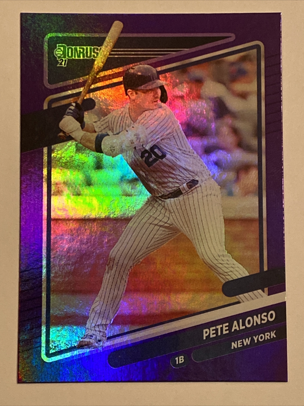 2021 Panini Donruss - Holo Purple #181 Pete Alonso for sale online | eBay
