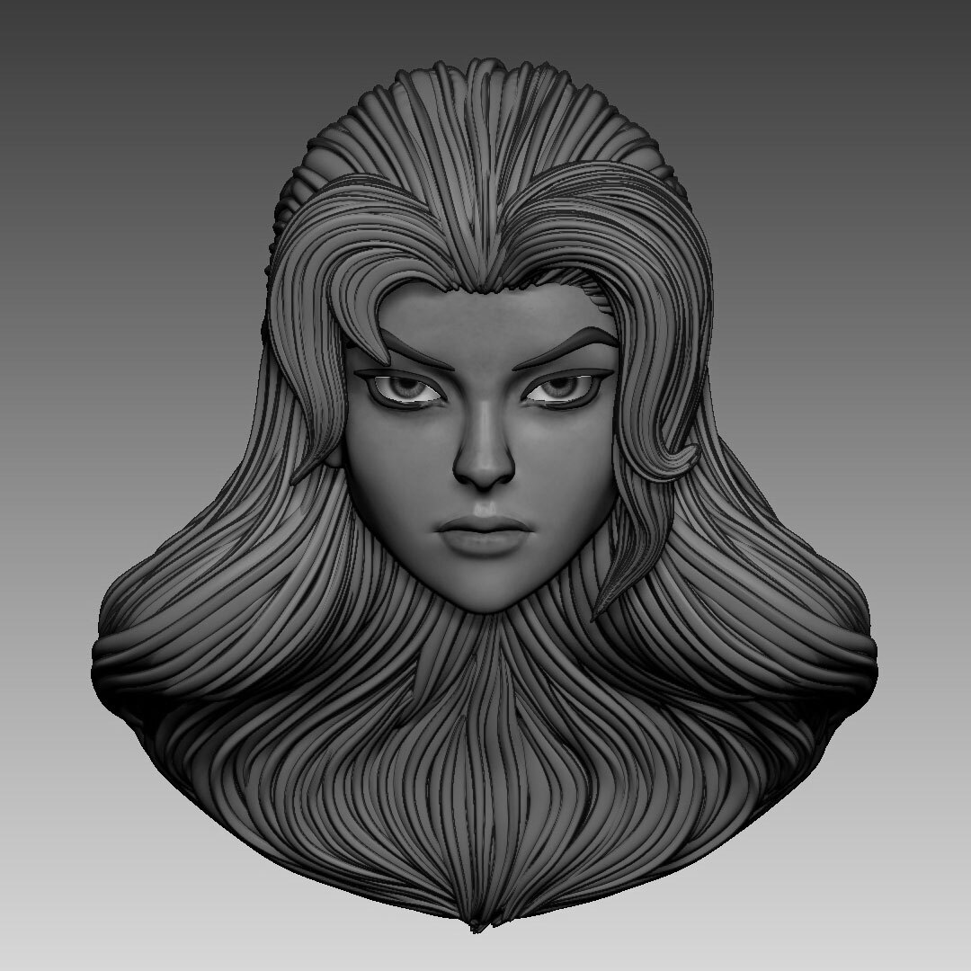 Shayera Hol Hawkgirl v1 custom head for DC Comics New 52 and other ...