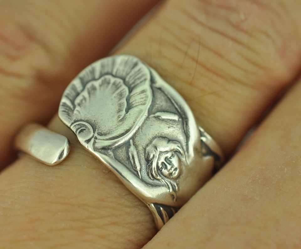 Dainty 925 Sterling Silver Twin-Tailed Mermaid Melusine Adjustable ...