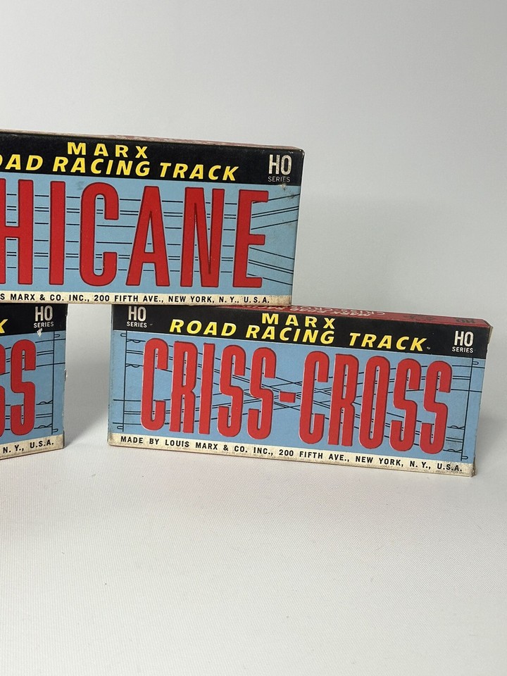MARX HO Series Road Racing Track (2) Cross-cross (1) Chicane | eBay