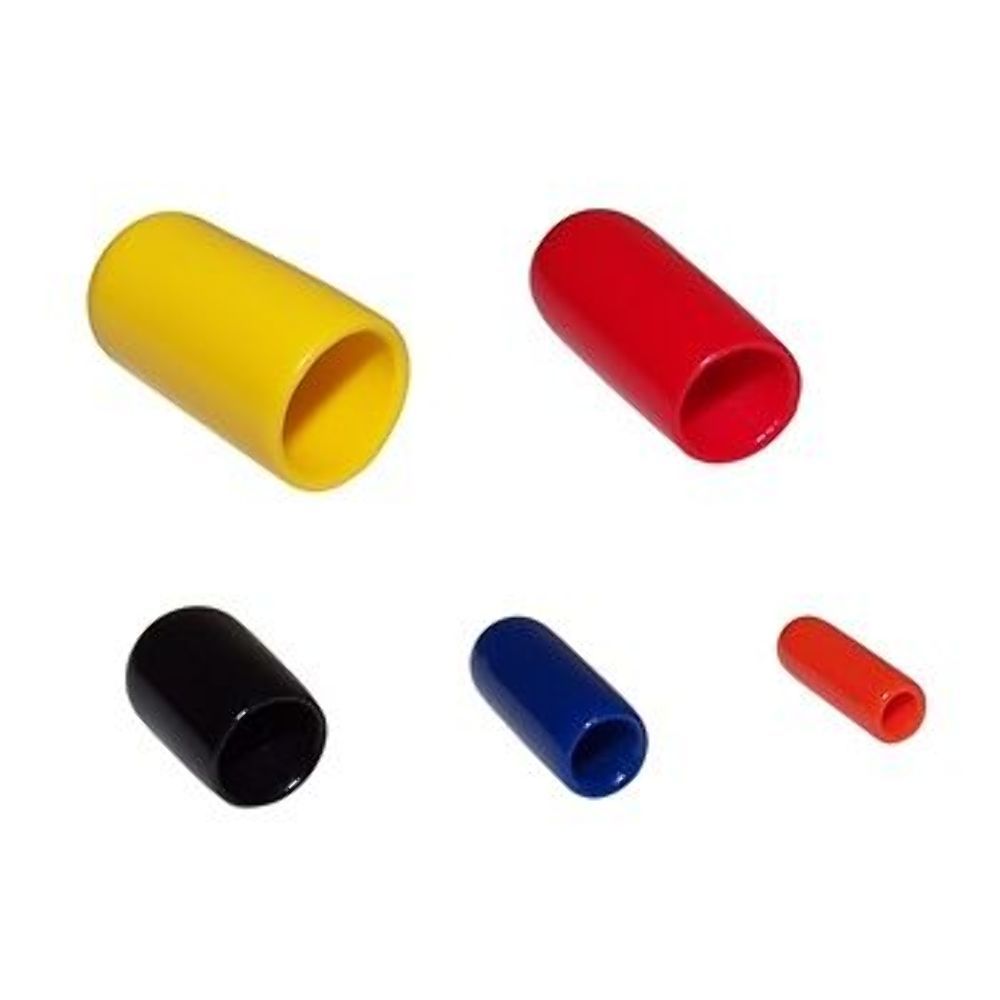 NIB End Cap Cover Kit Color Rubber 20 of Each Size: 1/8" 3/16" 3/8" 1/2 ...