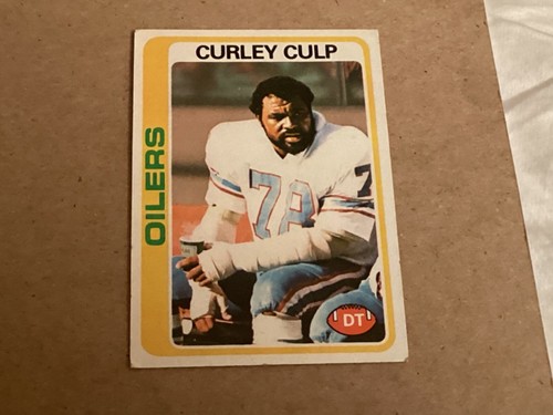 1978 Topps NFL Football Card #67 Curley Culp Houston Oilers - EX - Lite ...
