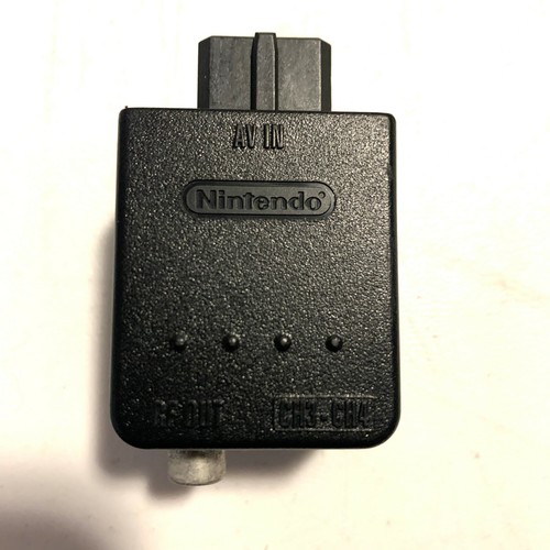 Original Nintendo N64 Or Gamecube Rf Out Modulator Adapter Switch OEM ...