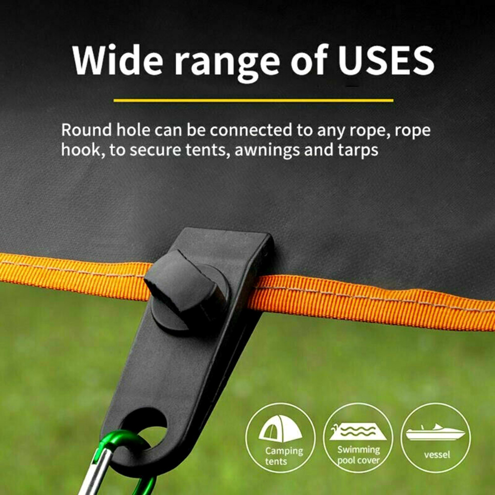 Tarpaulin Clips Multipurpose with Tighten Lock Grip Thumb Screw Heavy ...