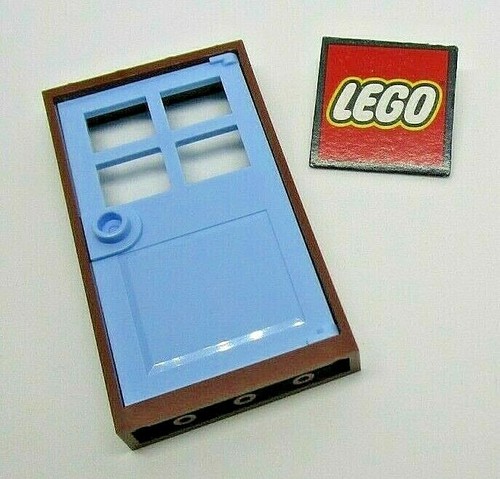 LEGO DOORS in FRAMES 1x4x6 with 4 Panes and Stud Handle - Choose ...