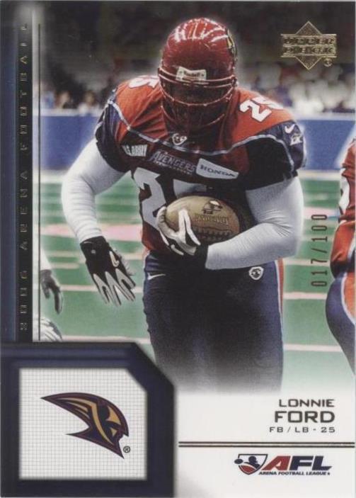 2006 Upper Deck Arena Football - Lonnie Ford #105 Gold /100 (RC) for ...
