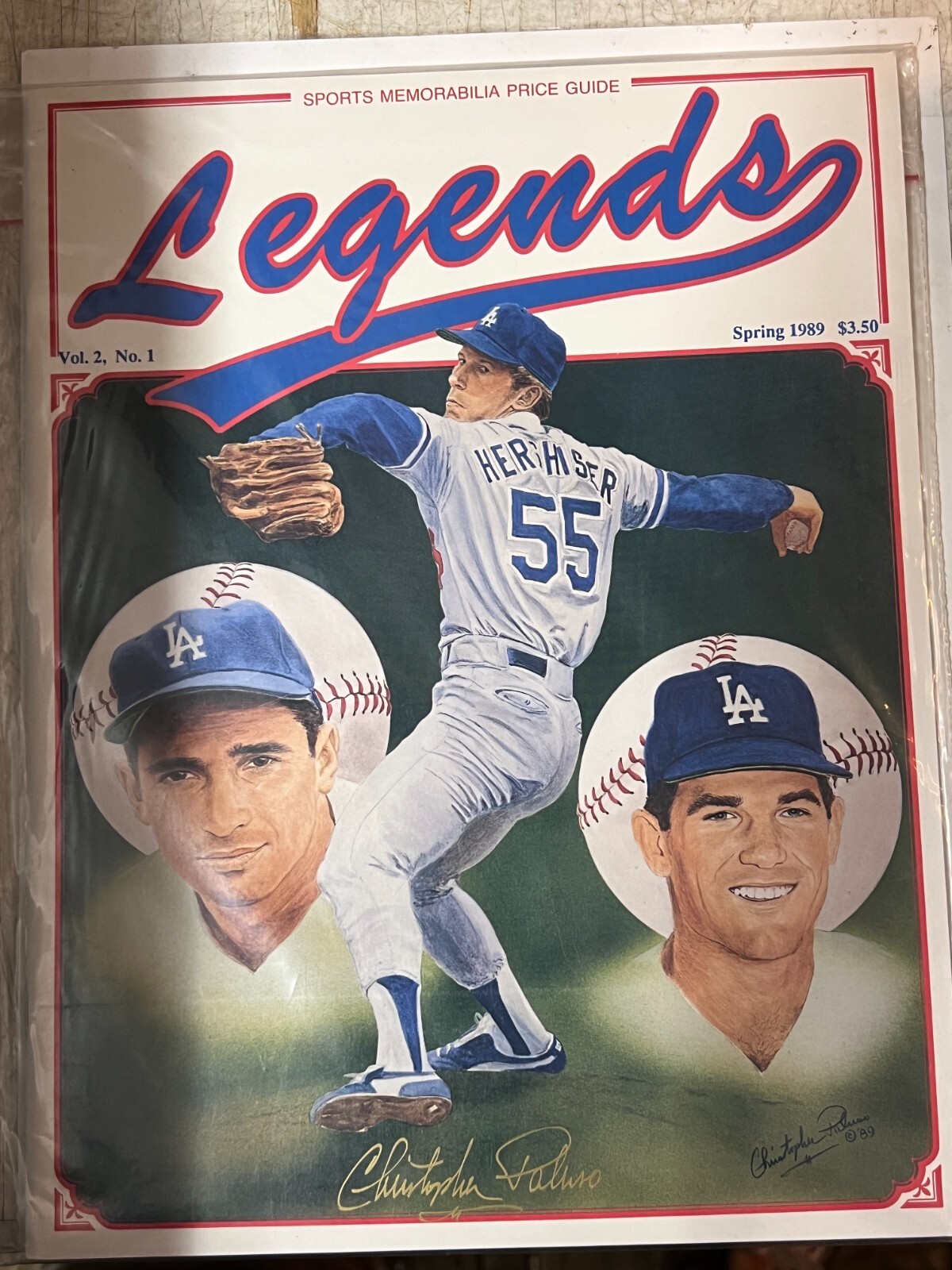 Legends Magazine Volume 2 No 3 Fall 1989 Artist Signed Christopher ...