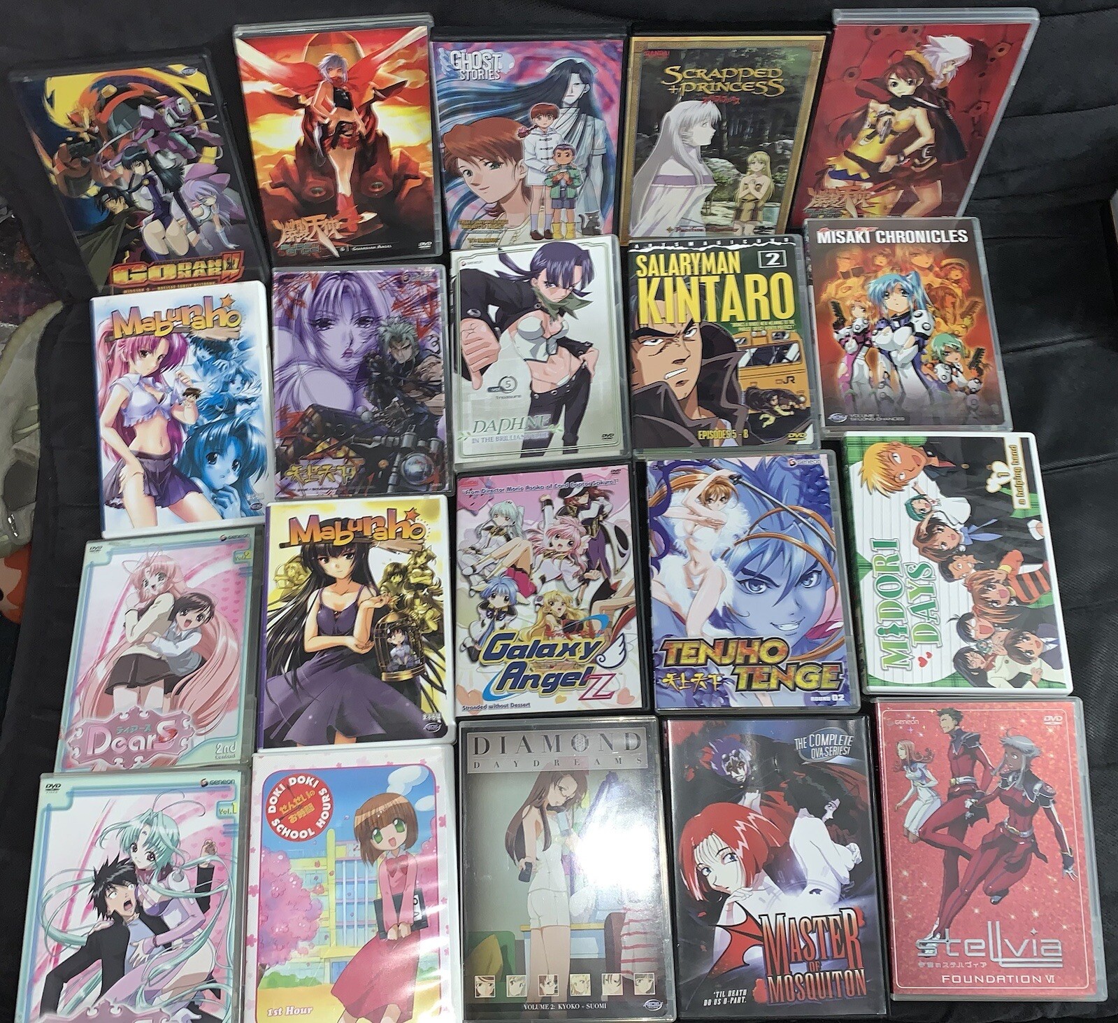 JAPANESE ANIME DVD LOT OF 85 DVDS MANGA ADV FILMS GENEON BANDAI ...