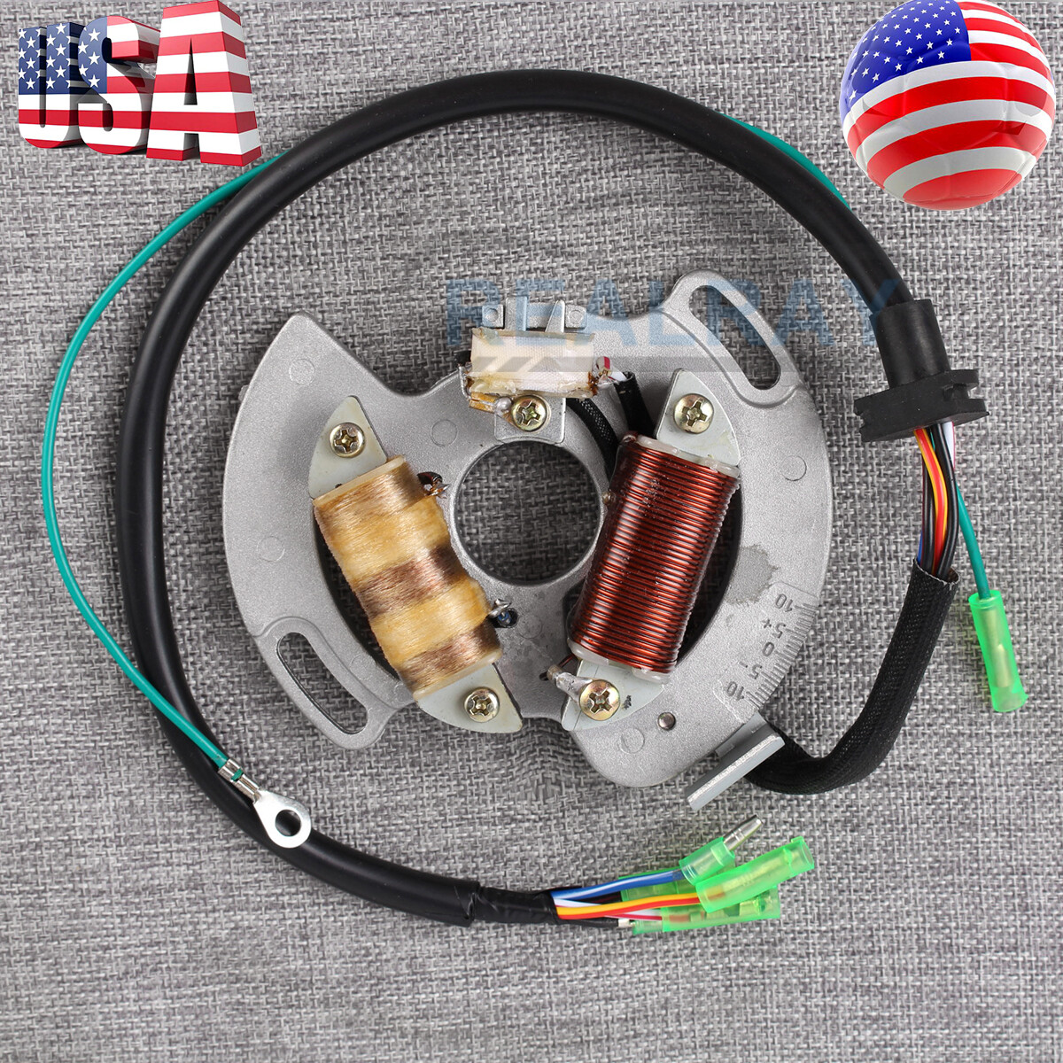 Stator Magneto Coil Generator Coils for Yamaha Blaster 1988 1989 ATV ...