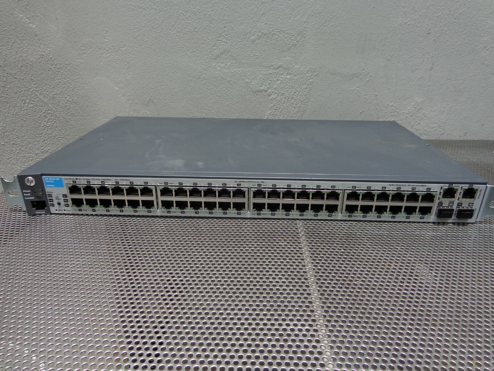 HP 2620-48 J9626A 48-Ports Rack-Mountable Ethernet Network Switch | eBay