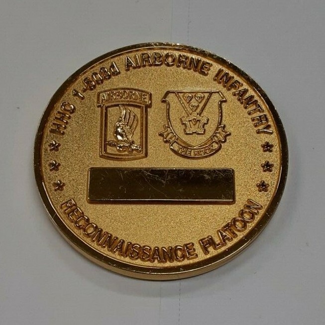 A.V. Rascon MOH 173d Airborne Bde/503d Airborne Infantry Challenge Coin ...