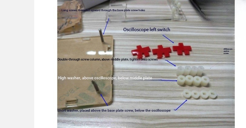 138 Oscilloscope Construction Kit Electronic Learning Kit Handheld ...