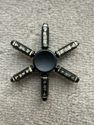 Japanese style black FIDGET SPINNER and cool ADHD plastic fidget toy ...