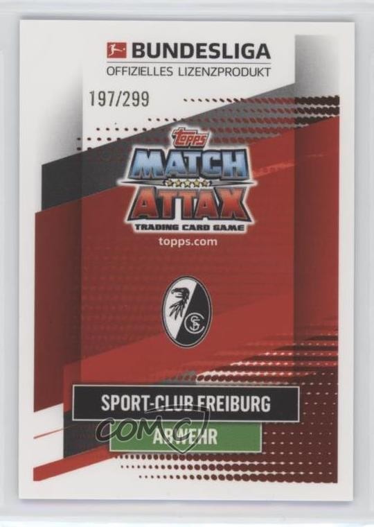 2020 Topps Chrome Match Attax Bundesliga Purple Refractor /299 ...