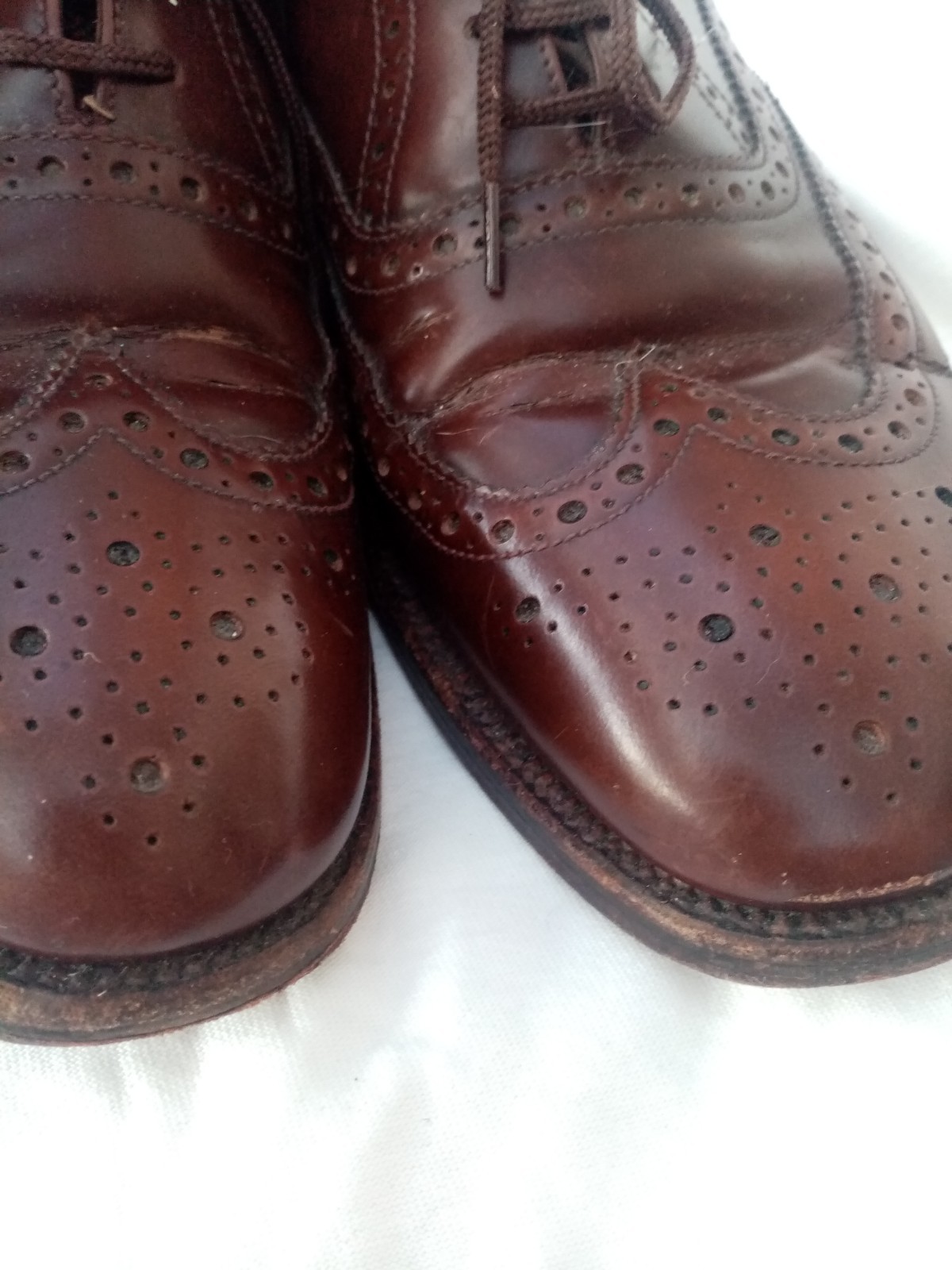 Loake brogue shoes classic style gentleman mod skin size 9.5 uk | eBay UK