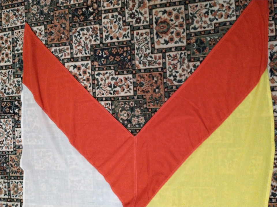 Large P&O Swallow Tail Pennant House Flag With Sun Emblem Red White ...