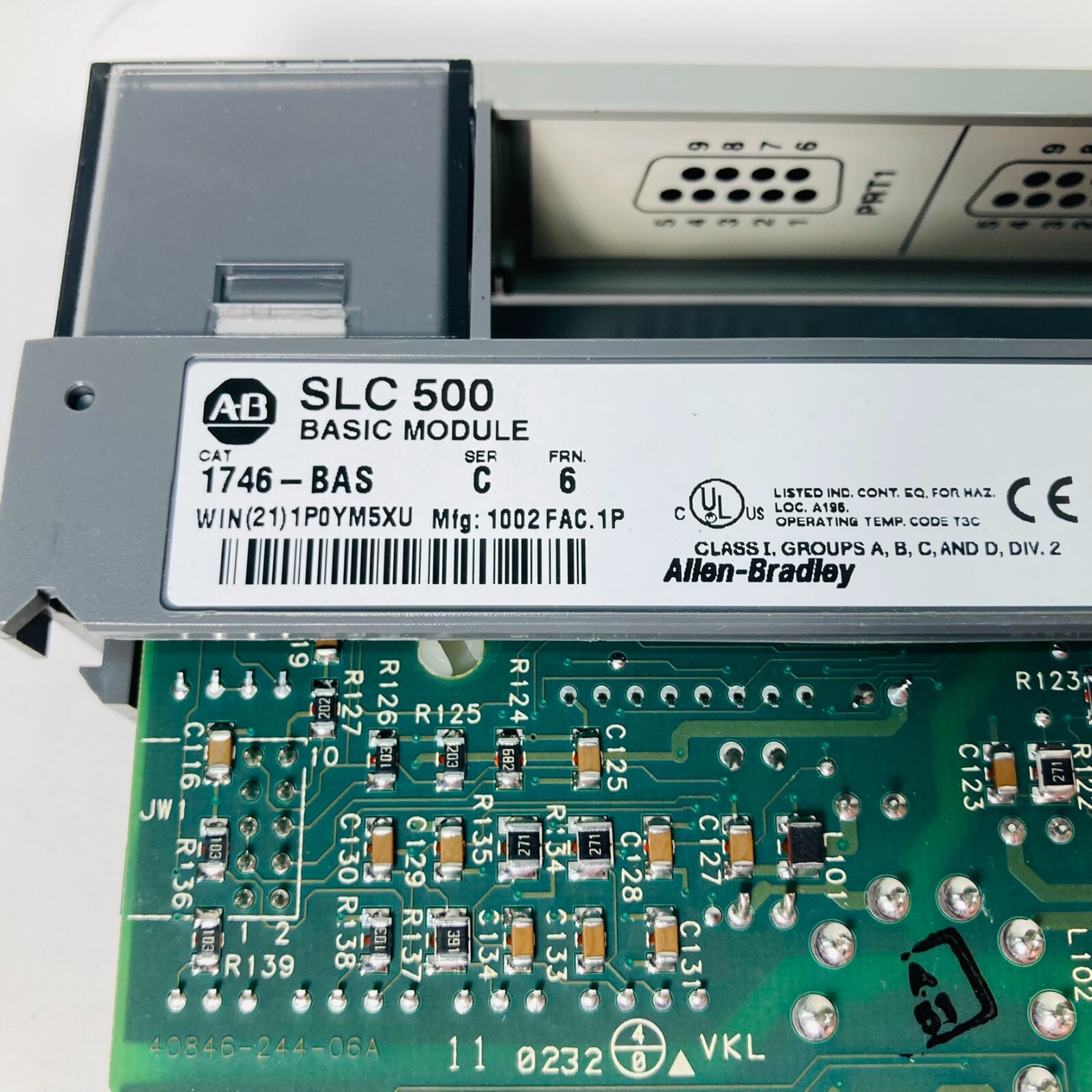 Allen Bradley 1746-BAS Basic Module SLC 500 Ser. C | eBay