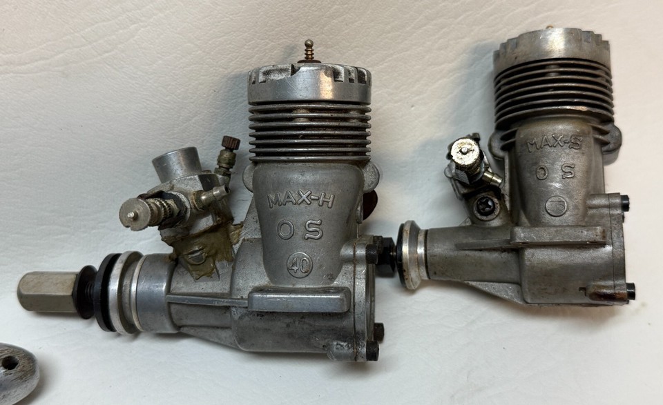 4 x Vintage OS MAX RC Glow Nitro Model Airplane Engine - Used ...