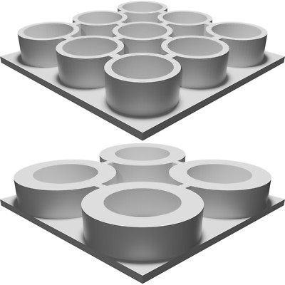 Modular Vial Organizer for Ink Samples - 4x/9x Base Compatible Storage ...