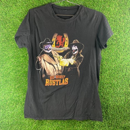 Big Money Rustlas Insane Clown Posse ICP Rare Graphic T-Shirt Black ...
