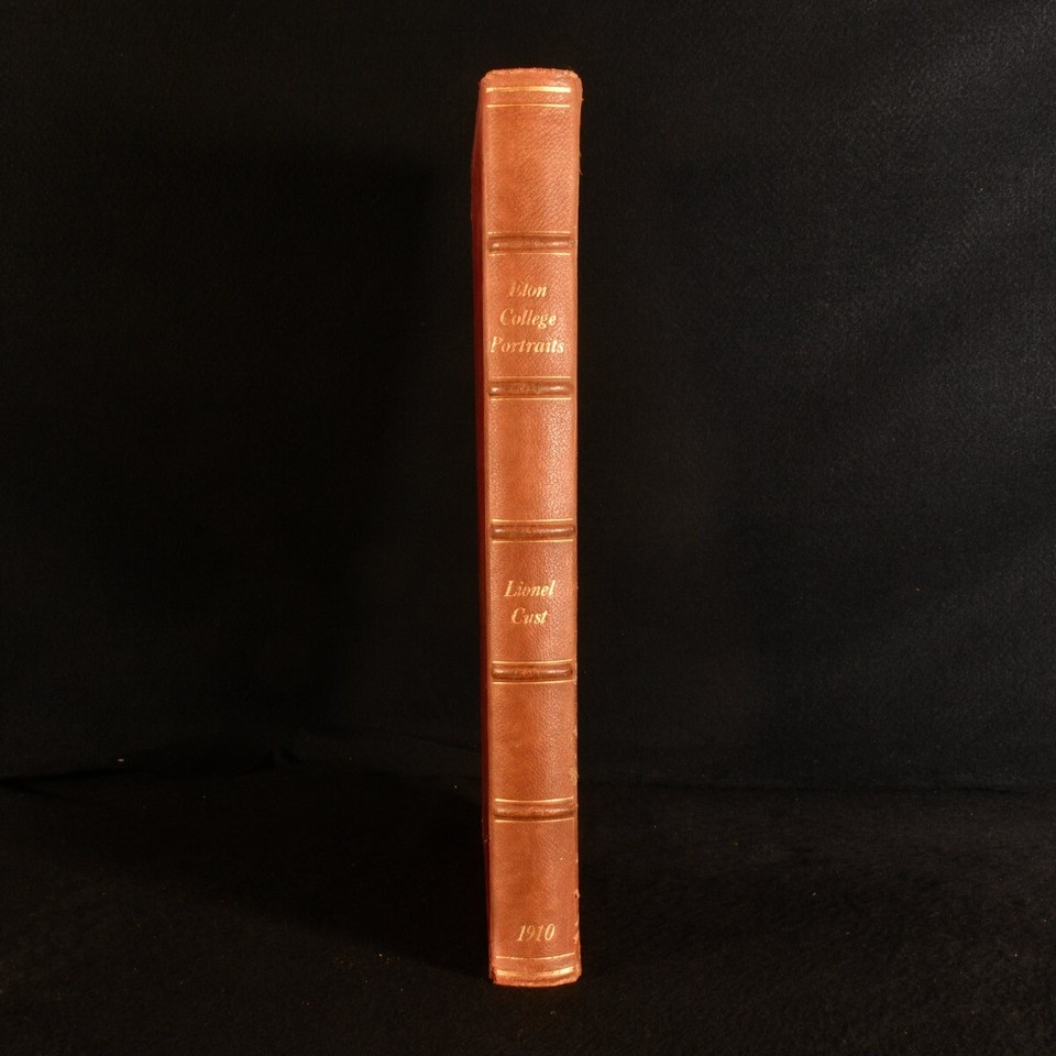 1910 Eton College Portraits by Lionel Cust First Edition Limited ...