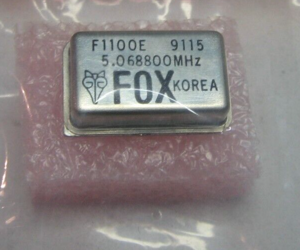 Crystal Oscillator 5.0688 MHz MC Fox F1100E - NOS Qty 1 | eBay