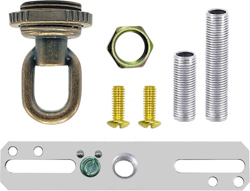 Light Fixture Cross Bar Kit Lamp Screw Collar Canopy Hardware Set ...