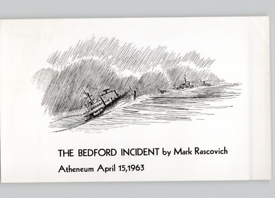Artist Mark Rascovich Drawing of The Bedford Incident VINTAGE 1963 ...