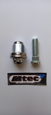 1x To Suit Jaguar Genuine Alloy Wheel Nut & Stud, X-Type, S-Type, XJ ...