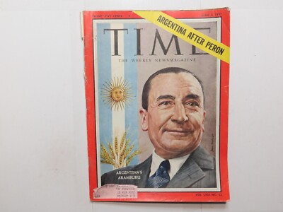 Time Magazine- June 3, 1957- Argentina's Aramburu- Vintage BO | eBay