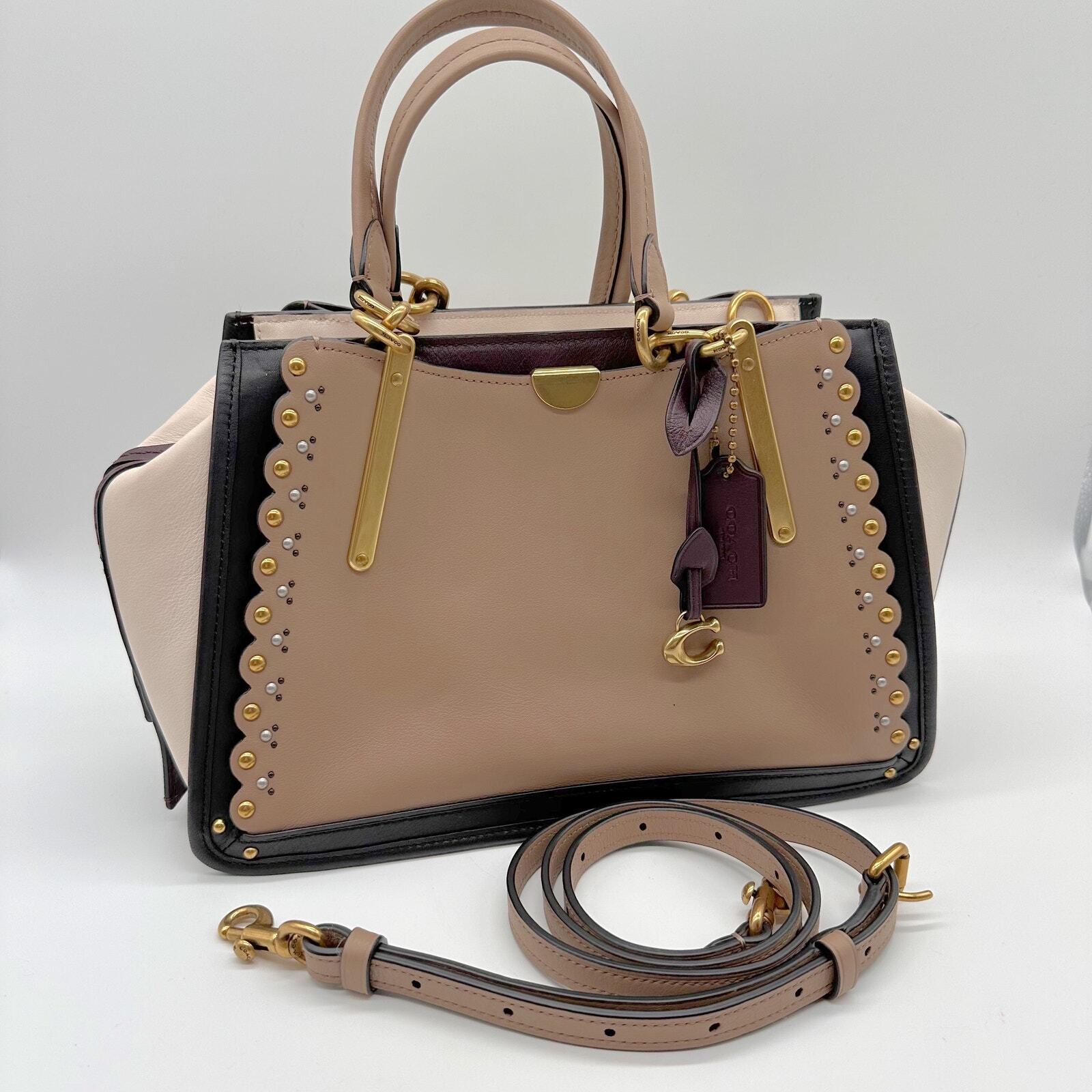 Coach Dreamer Leather Colorblock Satchel Bag 76421 Ta… - Gem