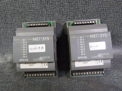 (1) JOHNSON CONTROLS METASYS XP-9105-8304 EXPANSION MODULE L0803 ...