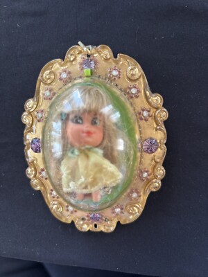 Vintage 1966 Mattel Lucky Locket Kiddle 'Lou' Doll #3537 and Plastic ...