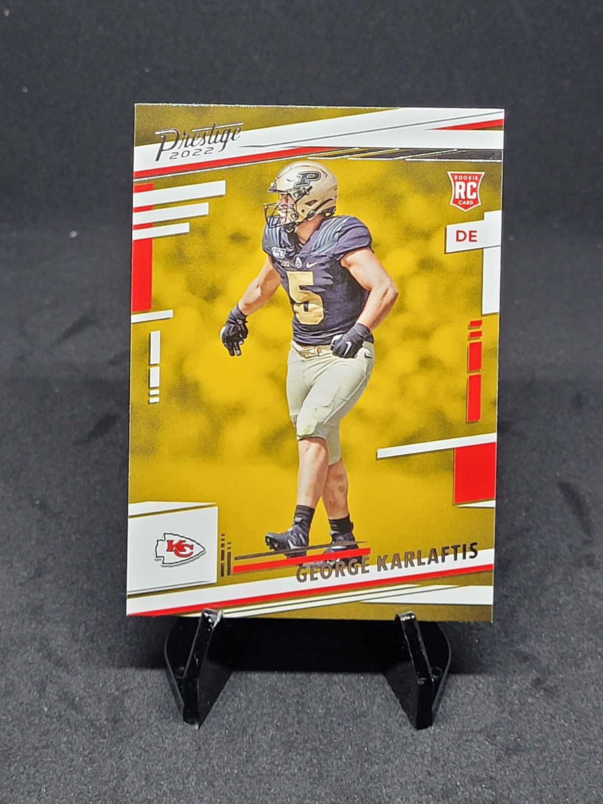 George Karlaftis 2022 Panini Prestige Football #336 Chiefs Rookie Card ...