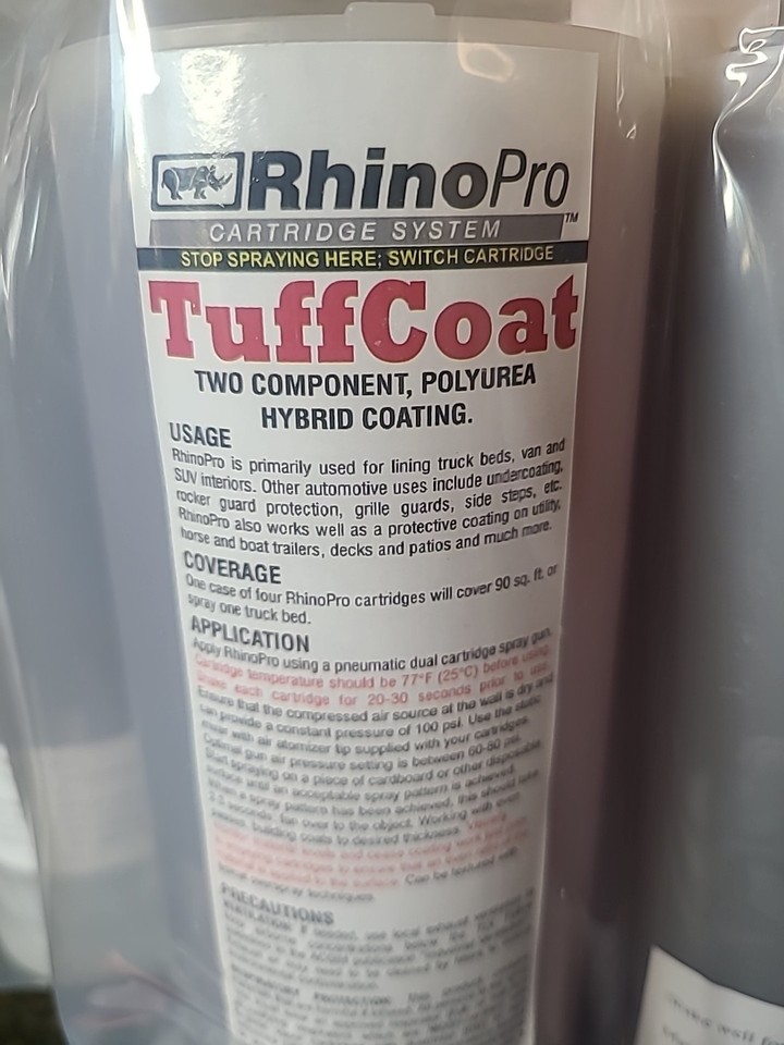 RhinoPro TuffCoat 2 Component Coating For Truck Bed Rhino Liner COLOR ...