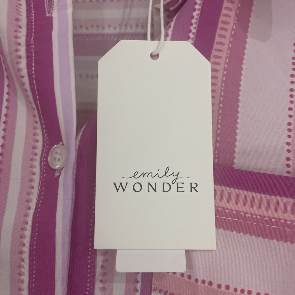 Emily Wonder Button Down Top Medium | eBay