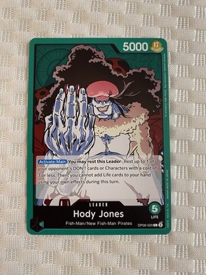 OP06-020 Hody Jones : Leader One Piece English TCG Card : OP06: Wings ...