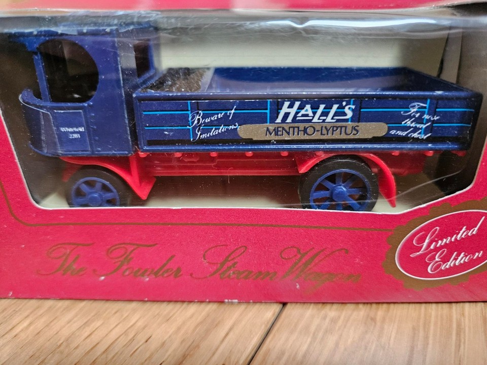 Halls Mentho-Lyptus The Fowler Steam Wagon Diecast Model - Limited ...