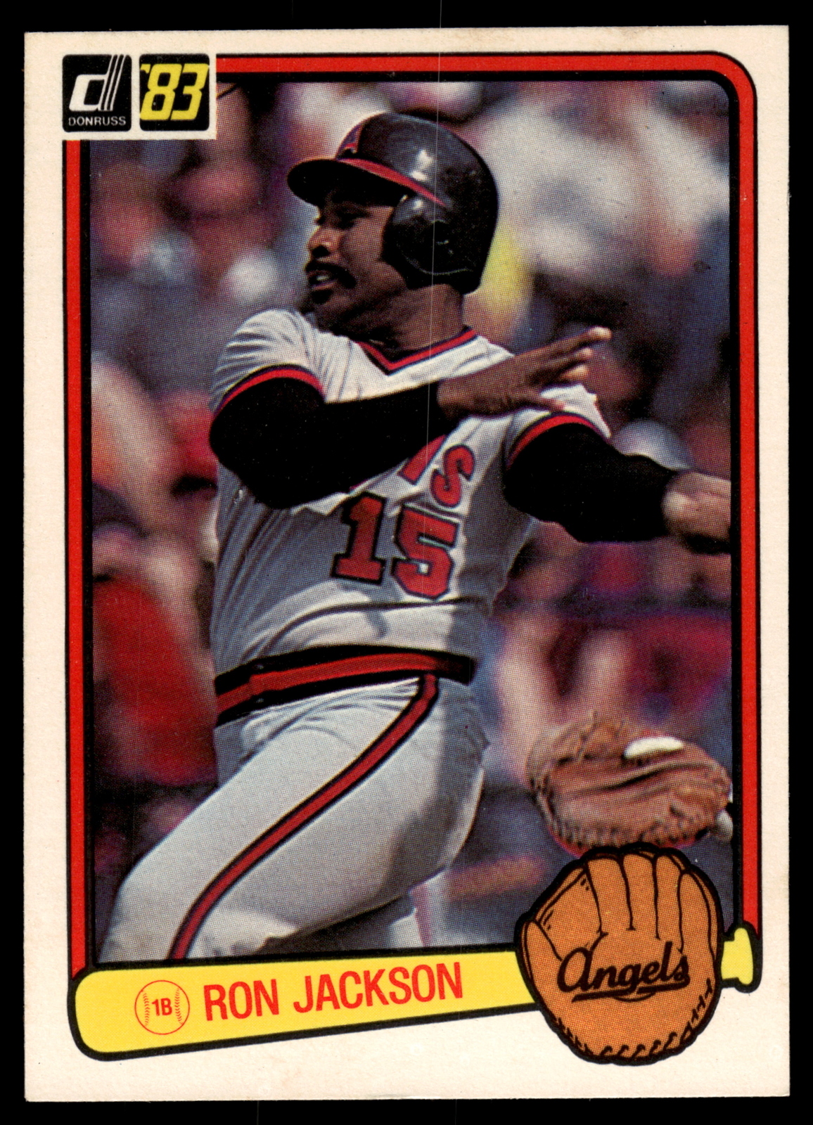 1983 Donruss Ron Jackson Red Dorder #639b California Angels COR Card | eBay