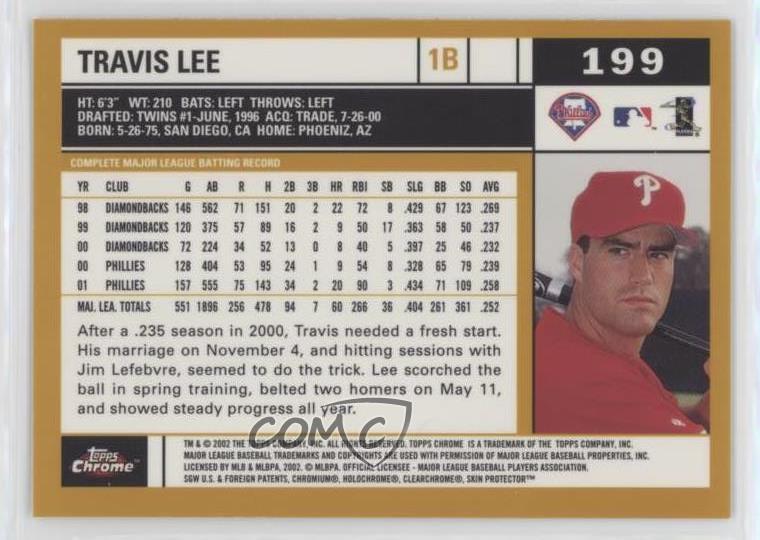 2002 Topps Chrome Travis Lee #199 | eBay