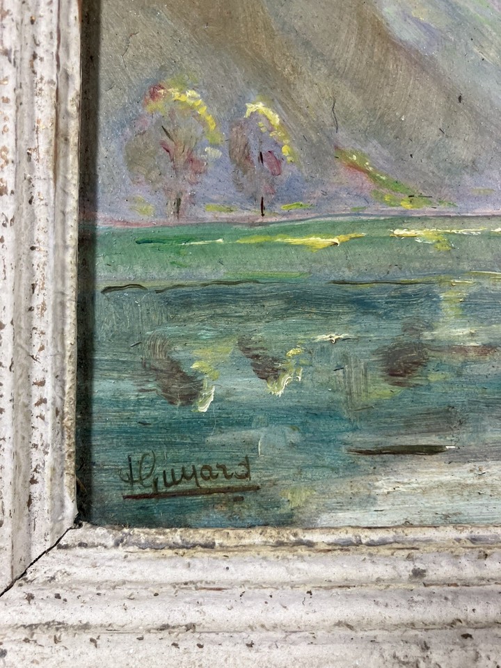 J.GUYARD (XXE) Vista Di Besançon "Autunno Verso Casamène" Villeneuve ...