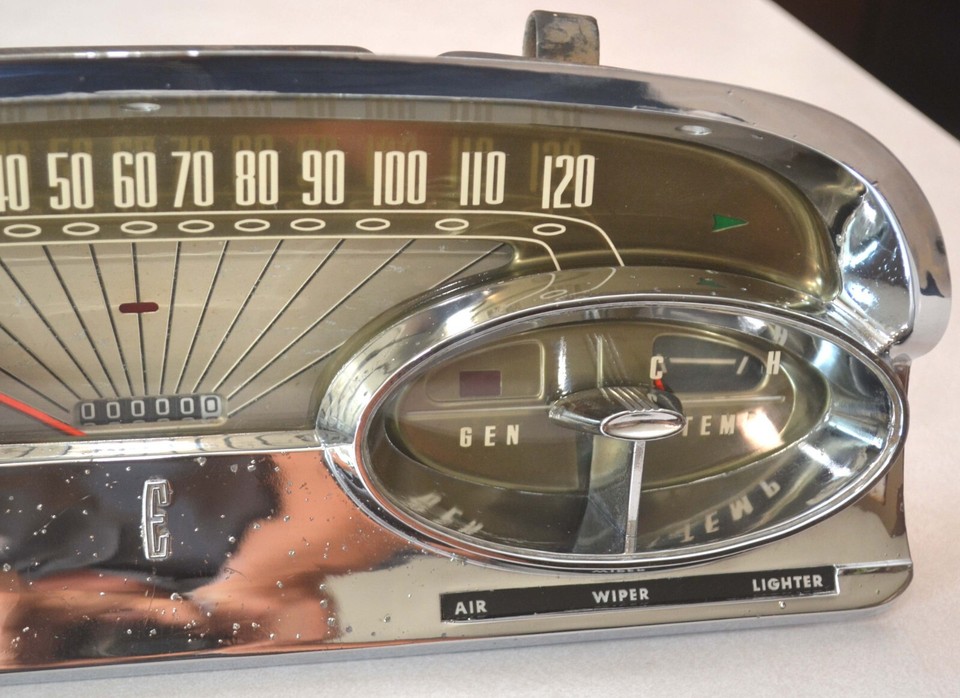 1959 Edsel Speedometer Dash Gauge Instrument Cluster Housing, Ranger ...