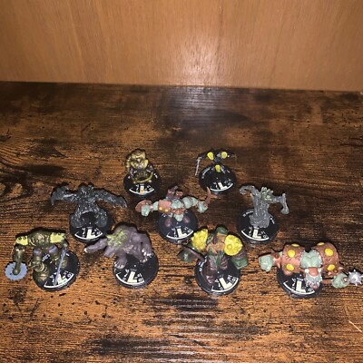 Mage Knight Lot of 9 Miniatures WizKids Games Figures Wizards Dungeon ...