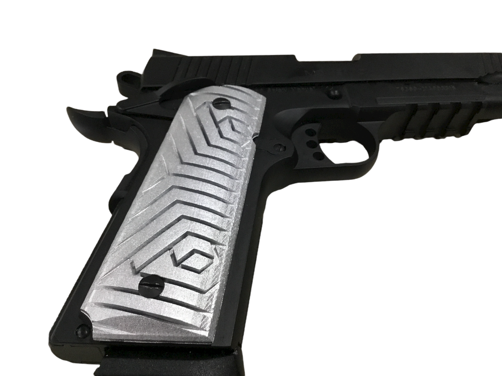 SSWI Full Size 1911 .45acp and Clones Geometric Grips - Any Color ...