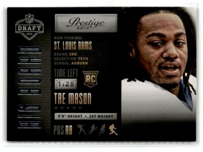 Tre Mason St. Louis Rams 2014 Panini Prestige Draft Big Board #20 | eBay
