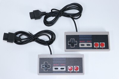 2 Controller For NES-004 Original Nintendo NES Vintage Console Wired ...