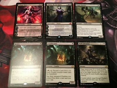 Liliana Vess, Liliana the last hope, Cryptbreaker x2, + 2 more - MTG ...