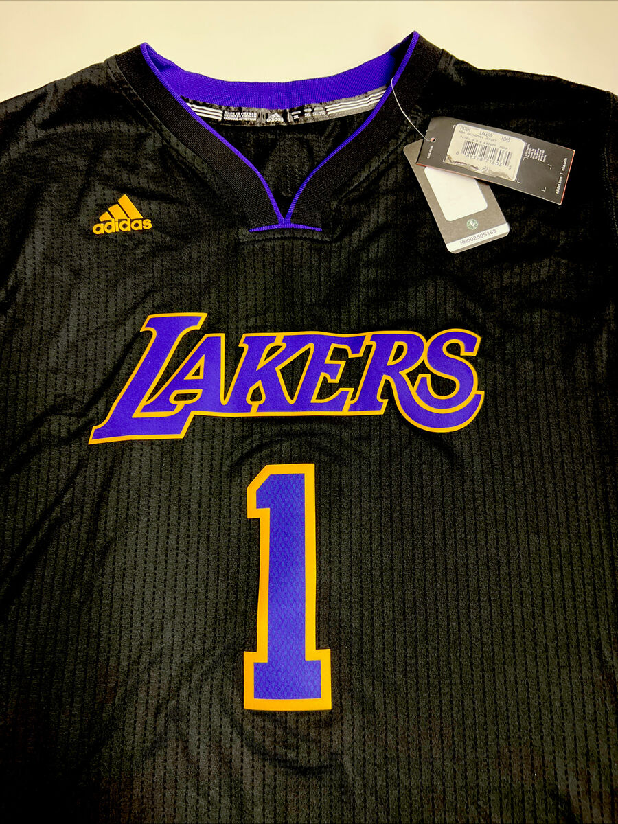 NEW D'Angelo Russell Mens 3XL Adidas Hollywood Night Lakers NEW D'Angelo Russell Mens 3XL Adidas Hollywood Night Lakers